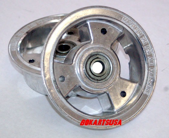 6 in. Go Kart Rear Wheel, Live Axle 1 in